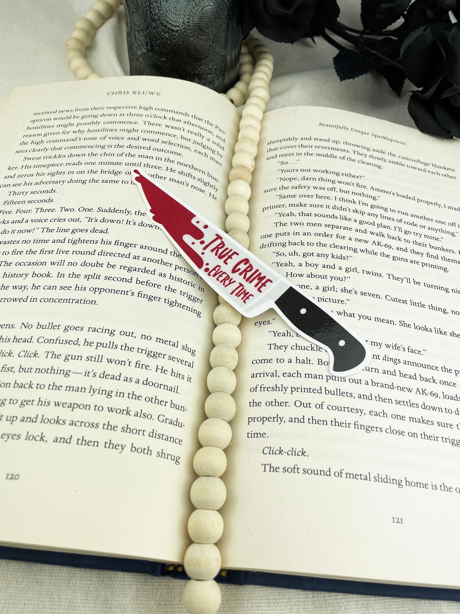 True Crime Every Time Bloody Bookmark Laminated Die Cut Bookmarks ...