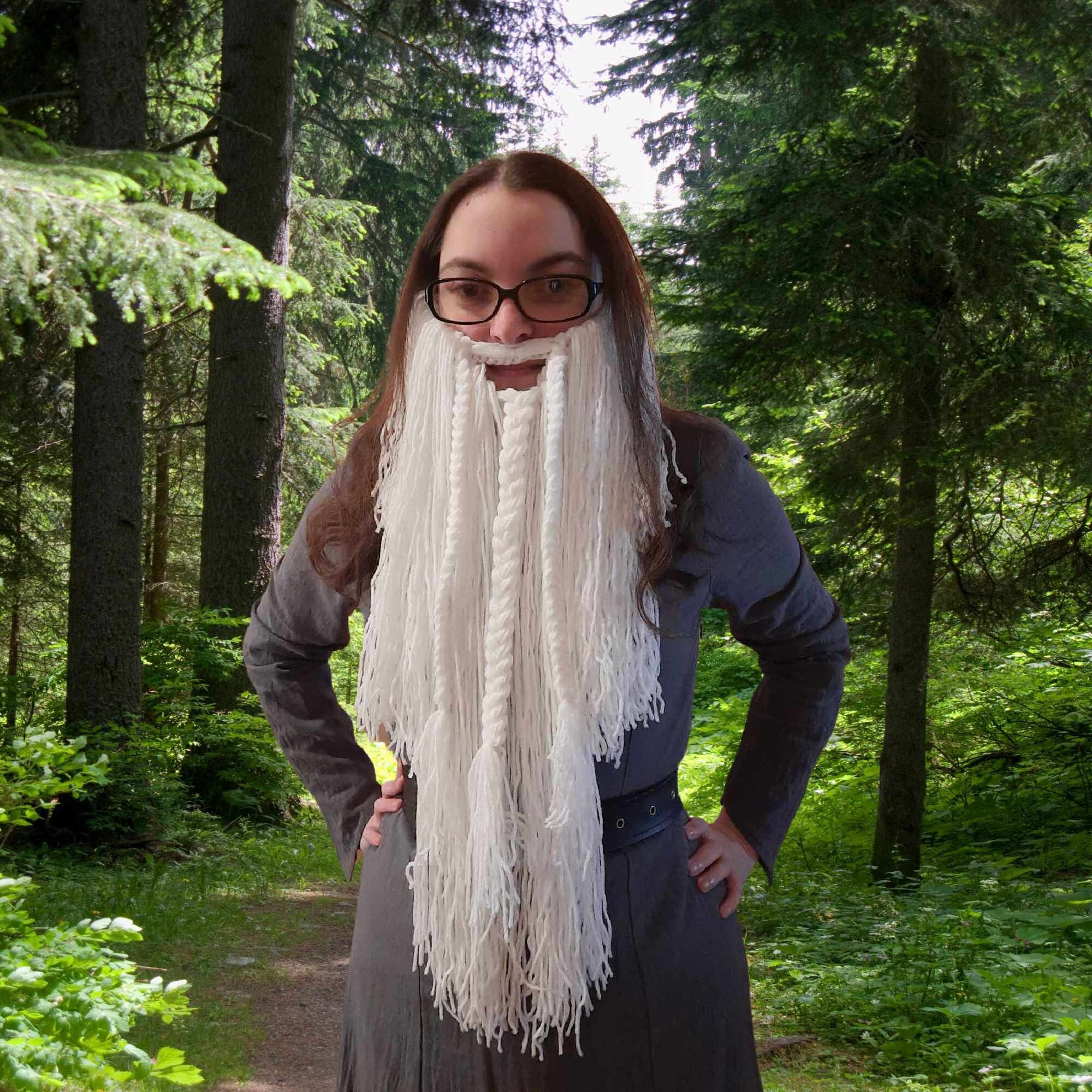 Custom-made Handmade Yarn Beards in the Colour of Your Choice. Yarn ...