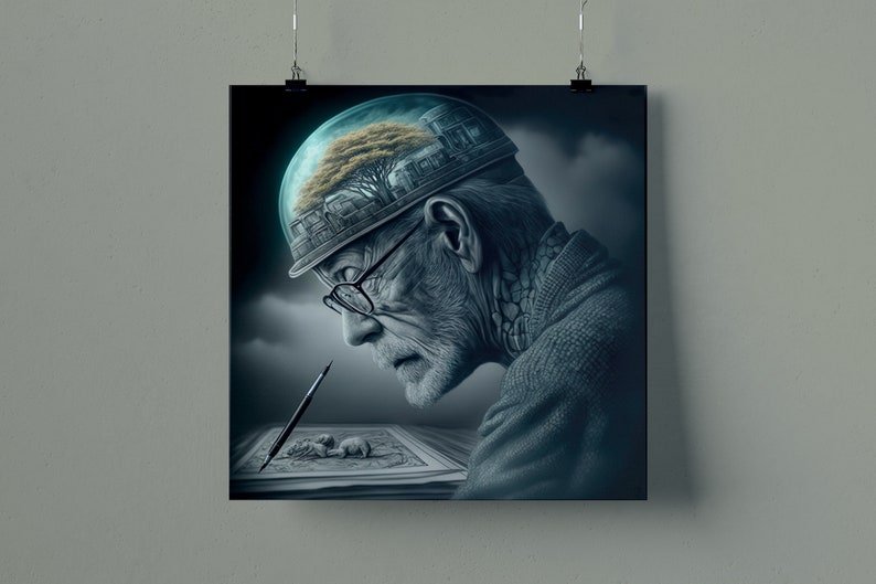 Divine Architect Collection Printable Wall Art 2 Images - Etsy