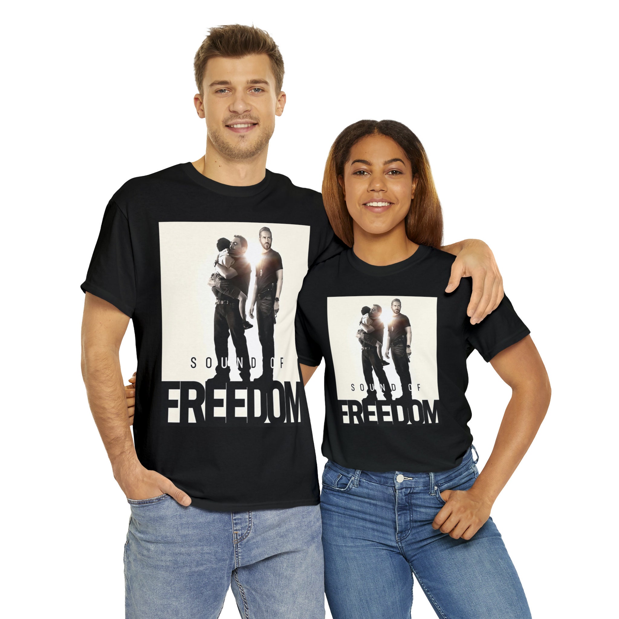 Sound of Freedom Fan Art Shirt Watercolor Painting Movie Poster Tee ...
