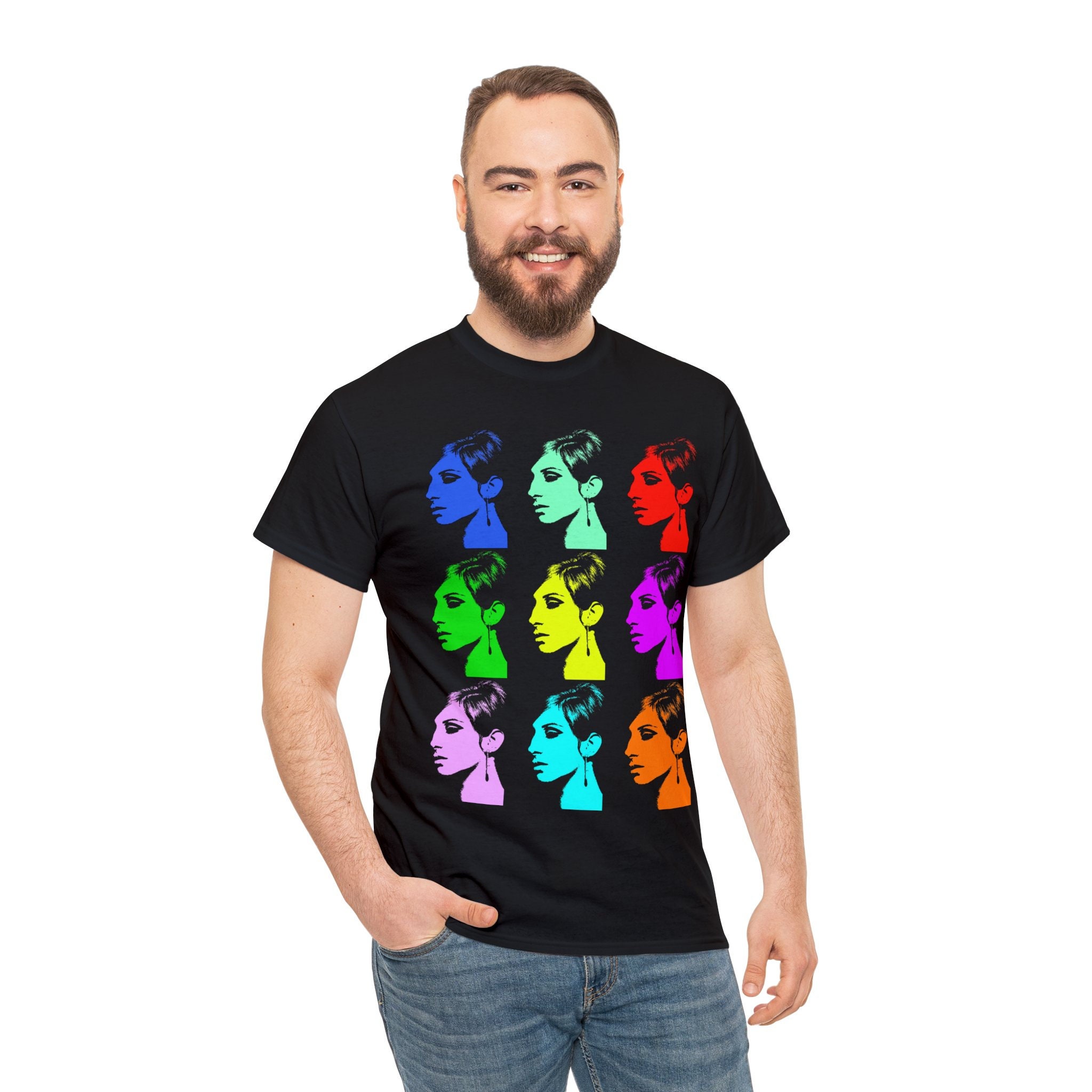 Barbra Streisand Pop Art Fan Art Women Unisex Tee Shirt for Barbra ...