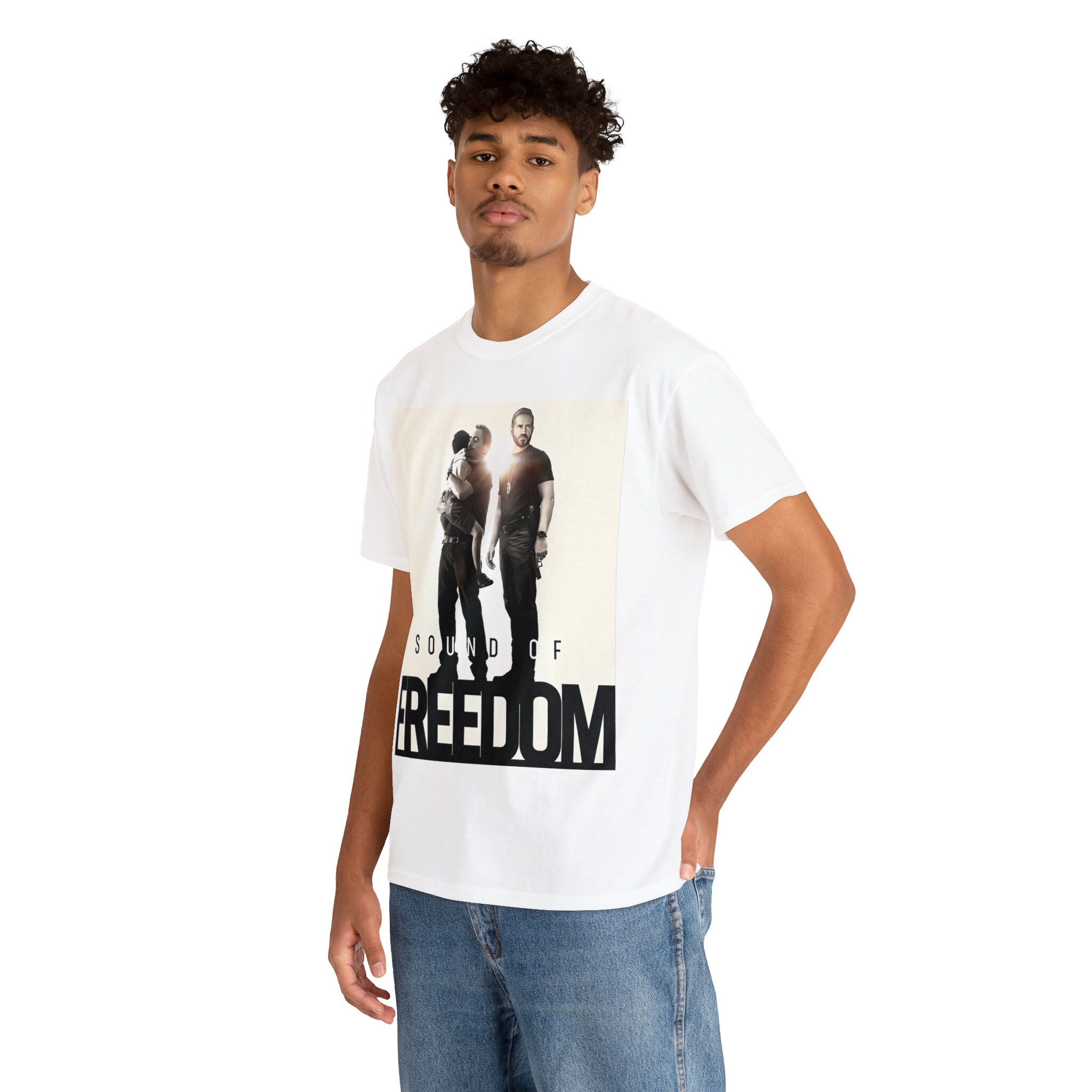 Sound of Freedom Fan Art Shirt Watercolor Painting Movie Poster Tee ...
