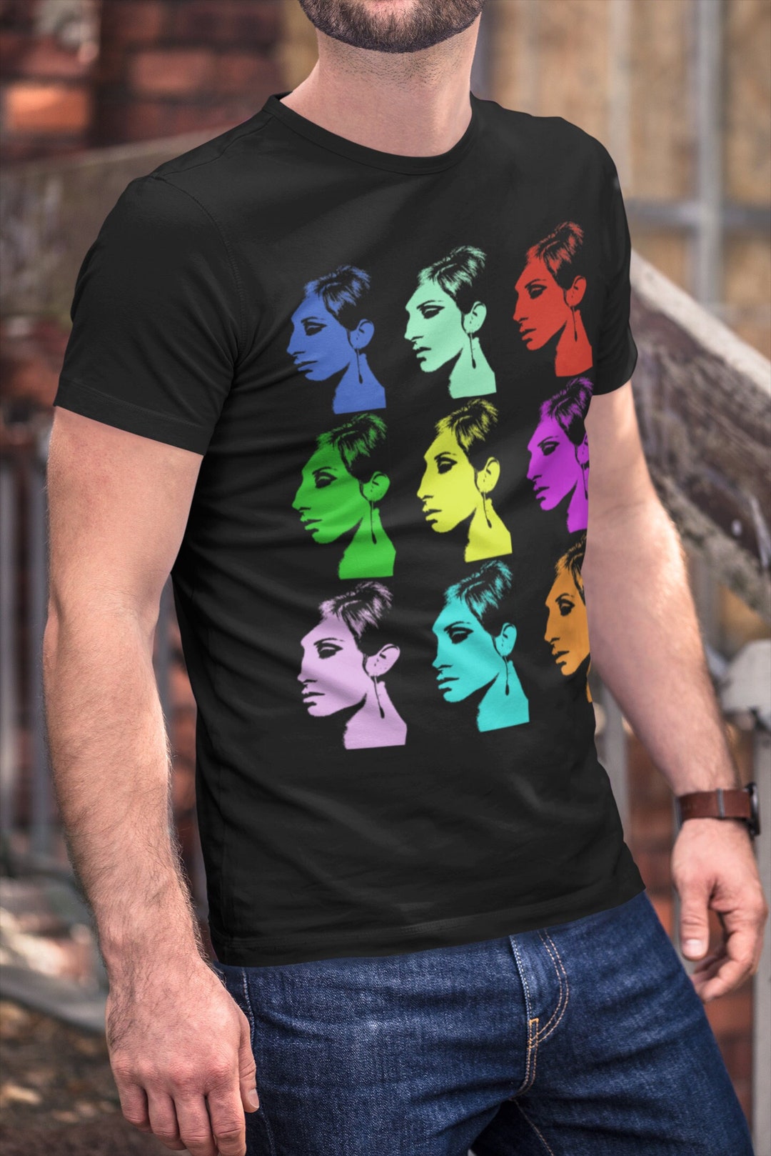 Barbra Streisand Pop Art Fan Art Women Unisex Tee Shirt for Barbra ...