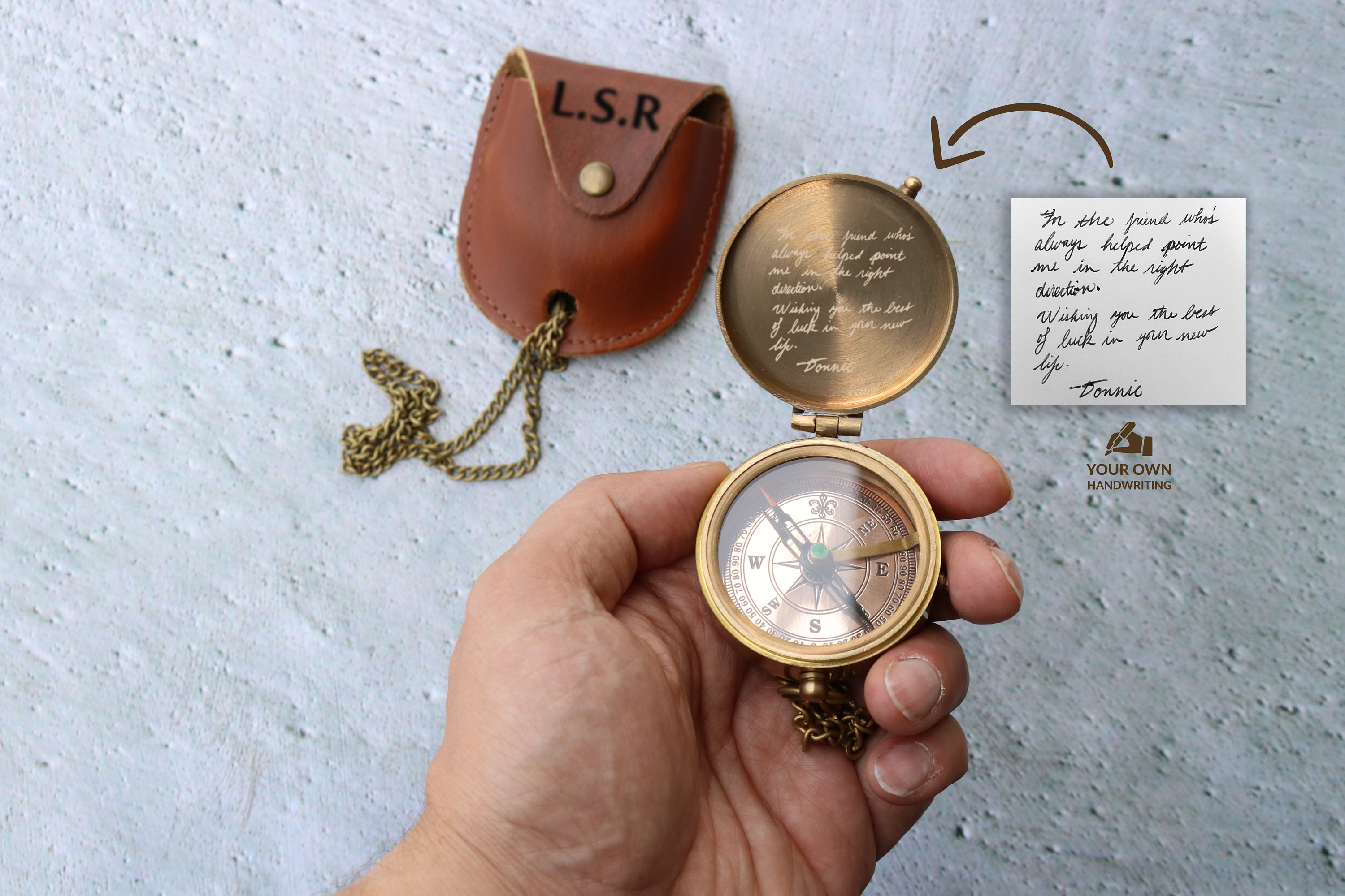 Personalized Compass, Custom Groomsman Compass, Engraved Men Compass ...