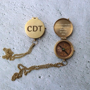 Personalized Compass, Custom Groomsman Compass, Engraved Men Compass ...