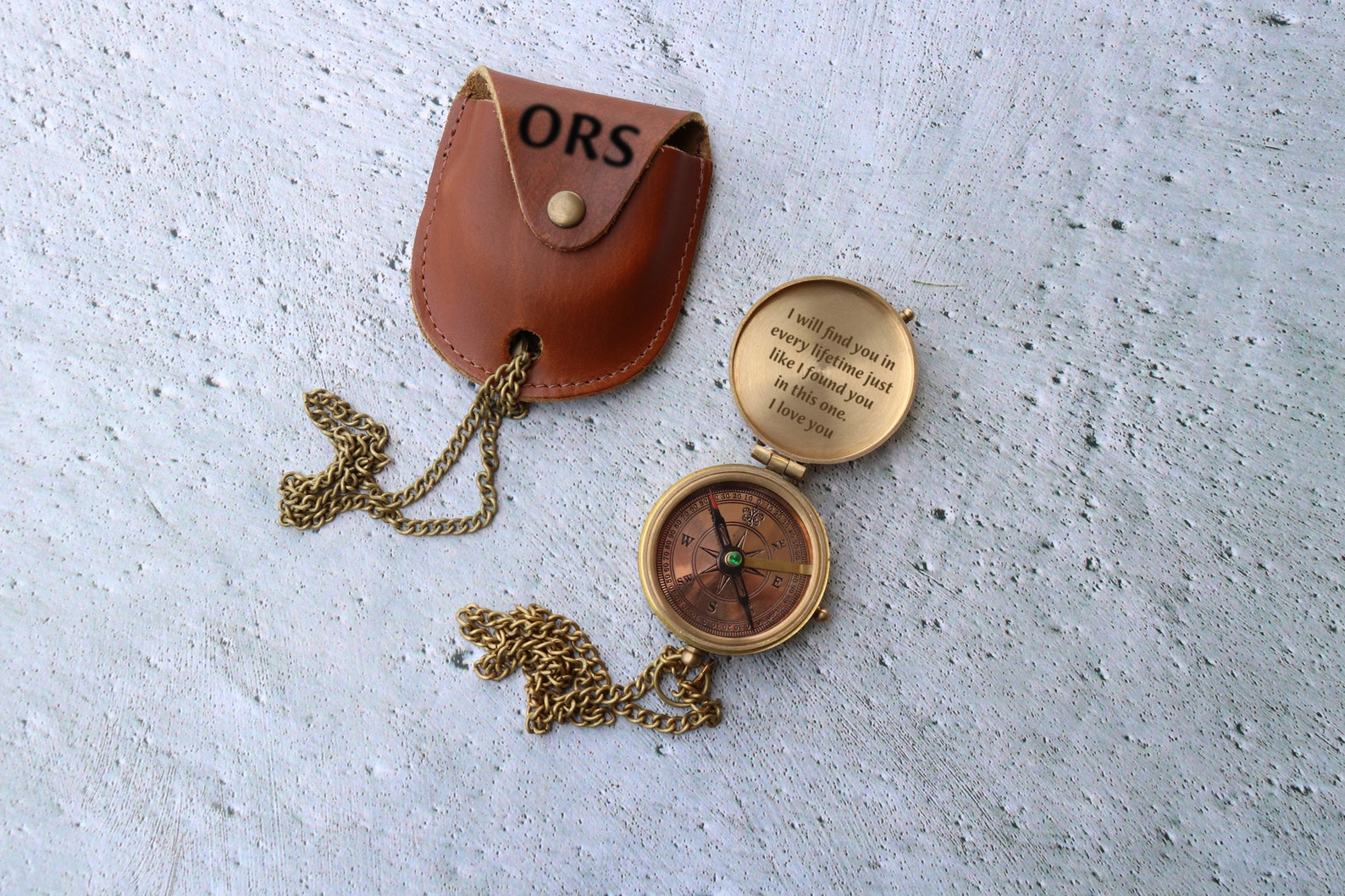 Personalized Compass, Custom Groomsman Compass, Engraved Men Compass ...