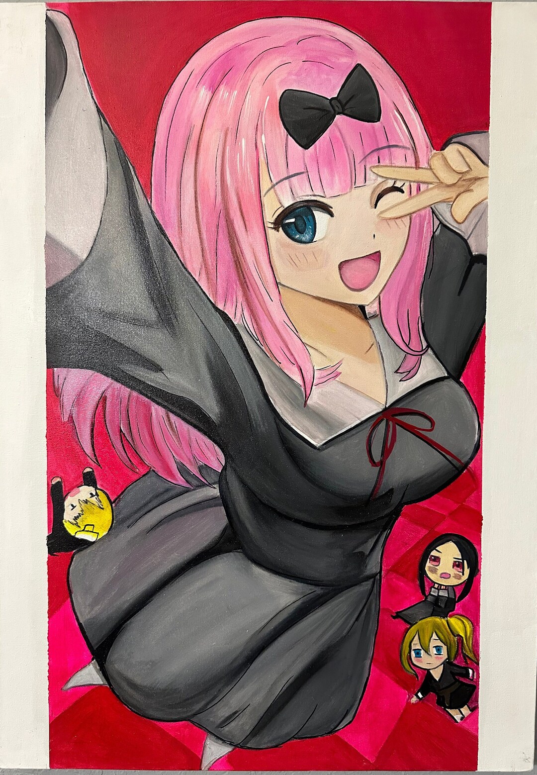 Kaguya-sama Love is War Anime Painting: the Cunning Genius of Love ...