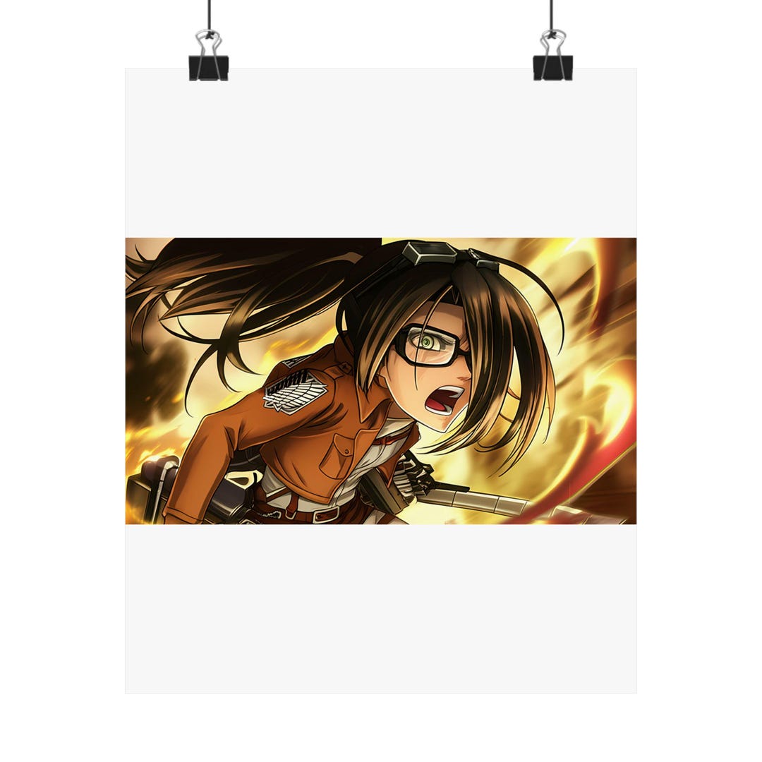 Hange Zoe Art Print - Manic Titan-obsessed Scientist Fan Art (attack on ...