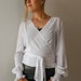 Wrap Top Pattern // 001 Rust Top Pattern, Isabel's Patterns - Etsy