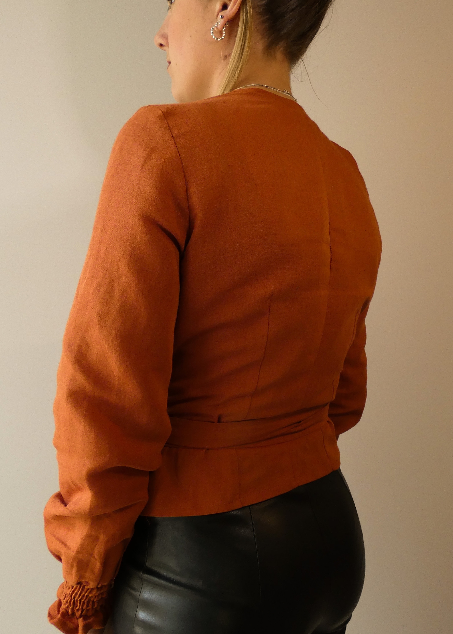 Wrap Top Pattern // 001 Rust Top Pattern, Isabel's Patterns - Etsy