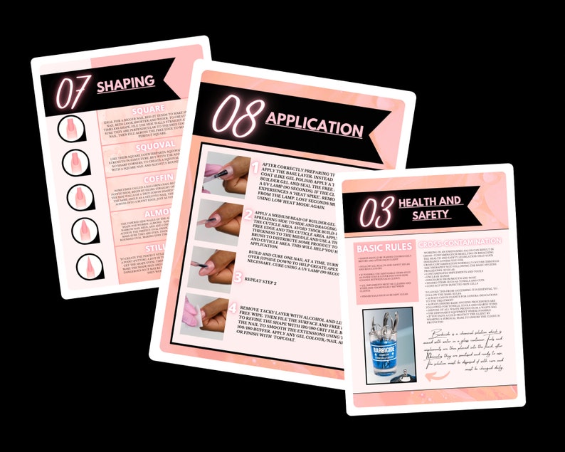 Builder Gel (BIAB) Editable Training Manual - Etsy UK