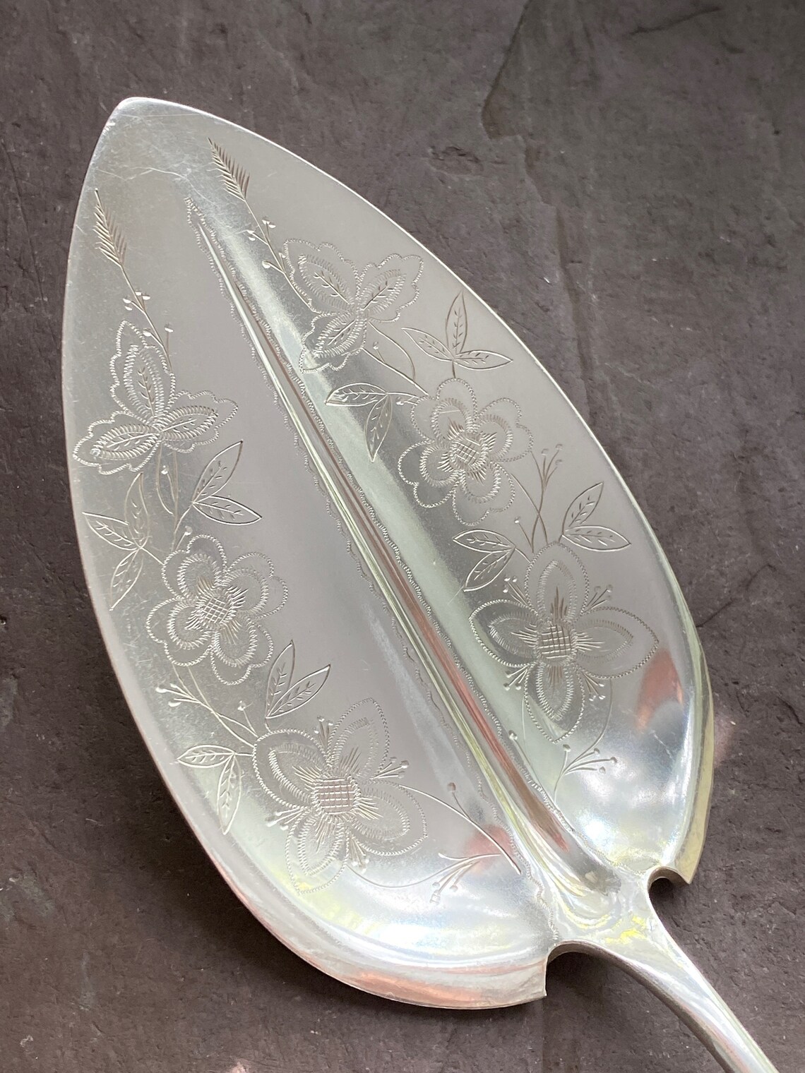 Eagle Wm Rogers Star 4 COUNTESS 1880 Antique Silverplate Cake Pie ...