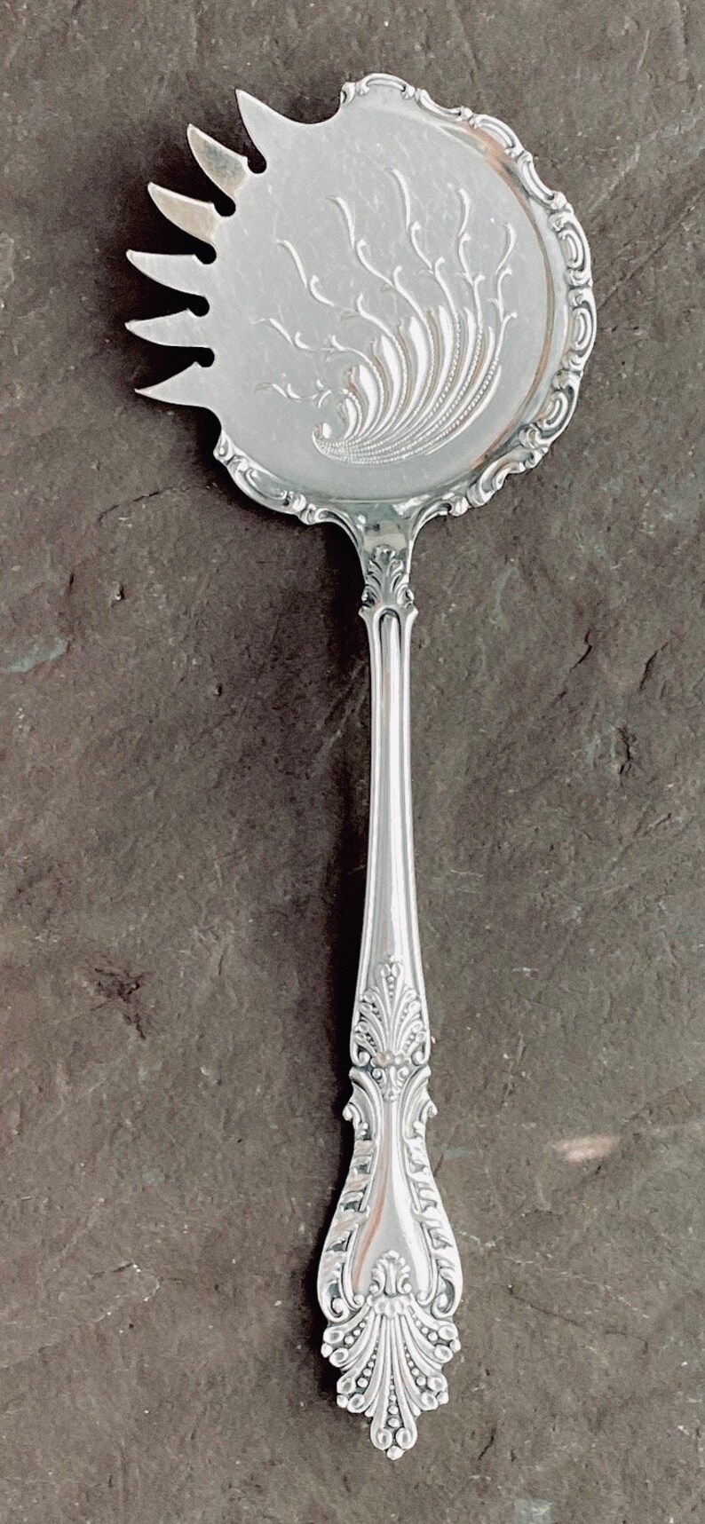 Rogers and Hamilton RAPHAEL 1896 Antique Silverplate TOMATO or CUCUMBER ...