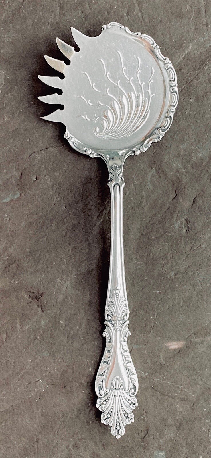 Rogers and Hamilton RAPHAEL 1896 Antique Silverplate TOMATO or CUCUMBER ...