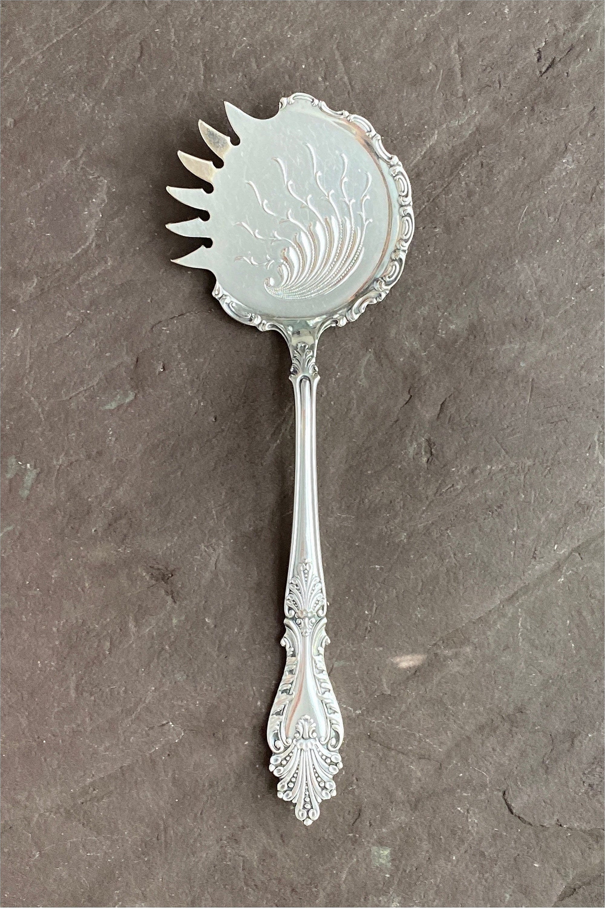 Rogers and Hamilton RAPHAEL 1896 Antique Silverplate TOMATO or CUCUMBER ...