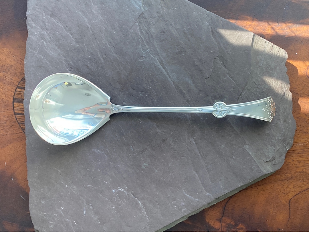 Vintage 1847 Rogers Bros Persian Silverplate Ladle, Victorian Cookware ...