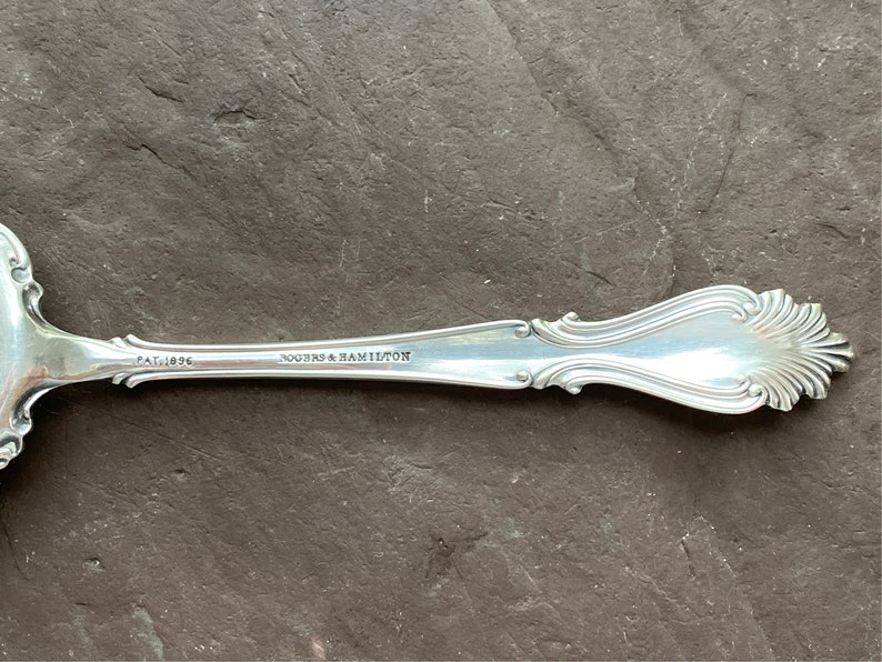 Rogers and Hamilton RAPHAEL 1896 Antique Silverplate TOMATO or CUCUMBER ...