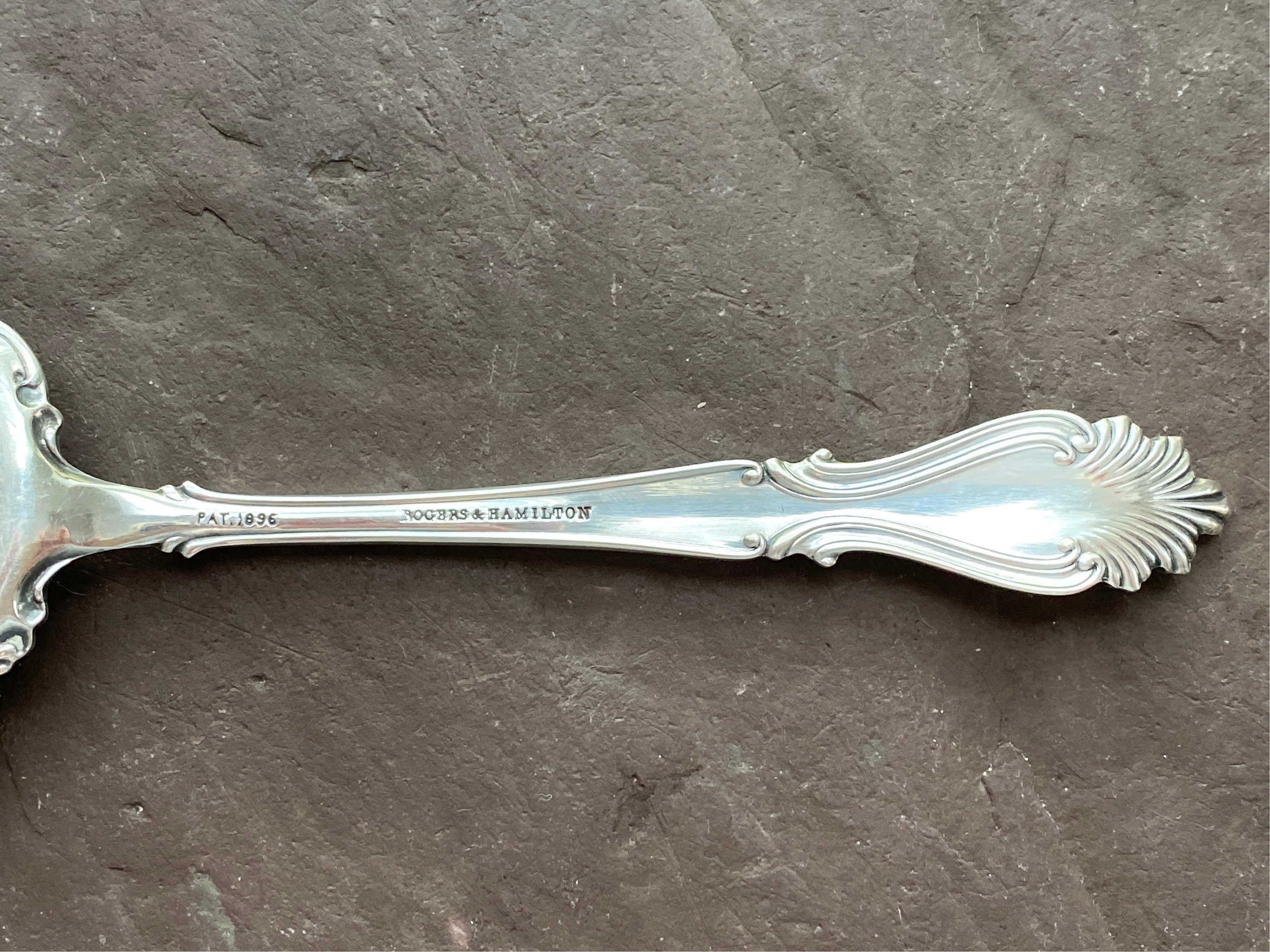 Rogers and Hamilton RAPHAEL 1896 Antique Silverplate TOMATO or CUCUMBER ...