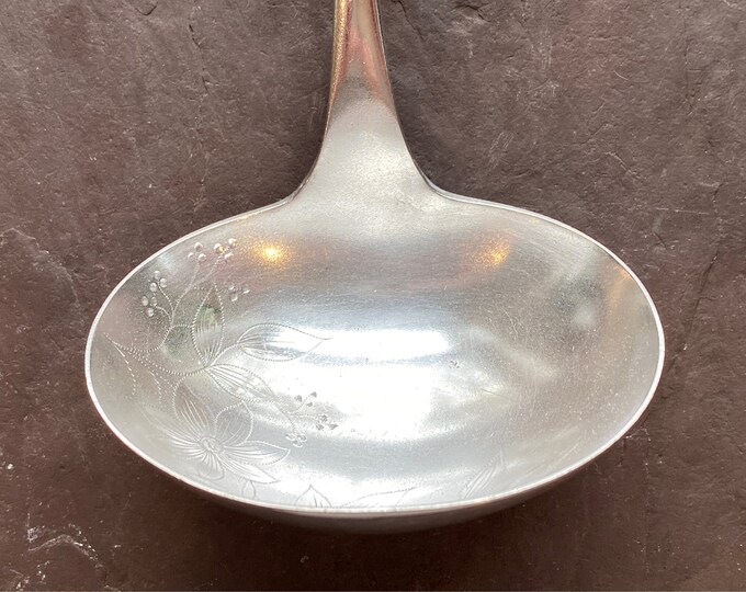 1880 Pairpoint Mfg Co MYRTLE 1890 Antique Silverplate Gravy LADLE ...