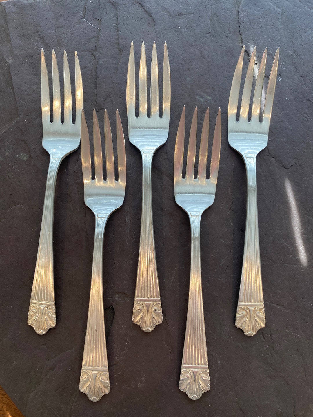 Lady Esther Oneida Plate QUEEN ESTHER 1935 Antique Silverplate Set of 5 ...