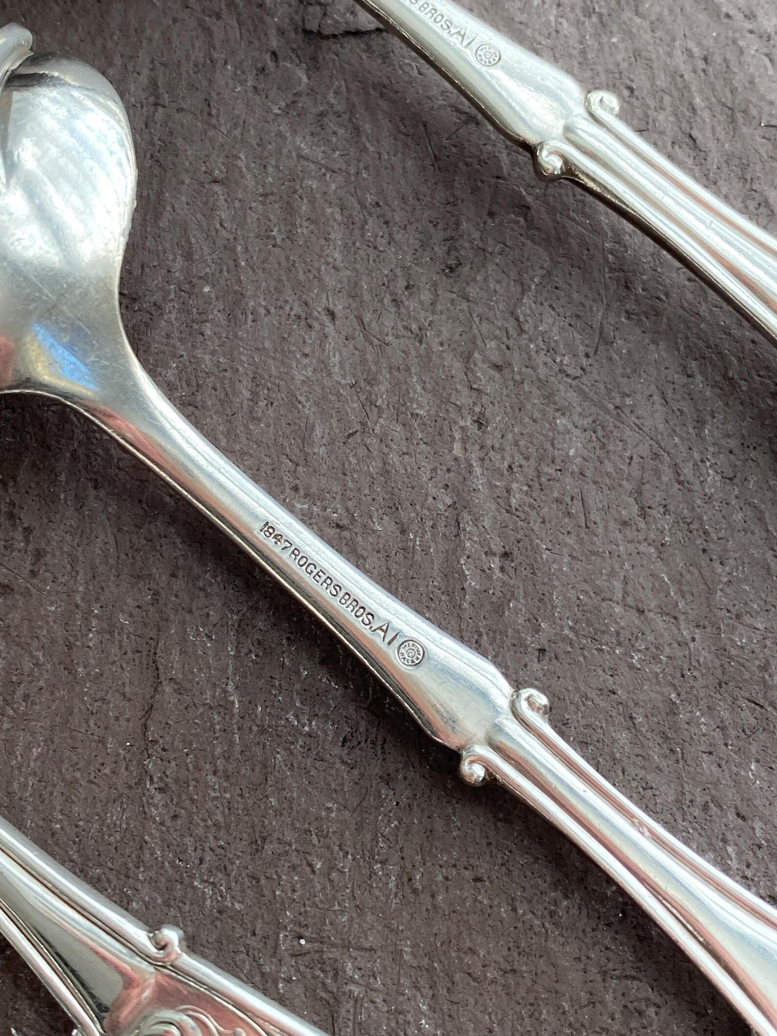 Antique Silver Plate Grapefruit Spoons - Set of 6 - MOLINE 1893 BY 1847 ...