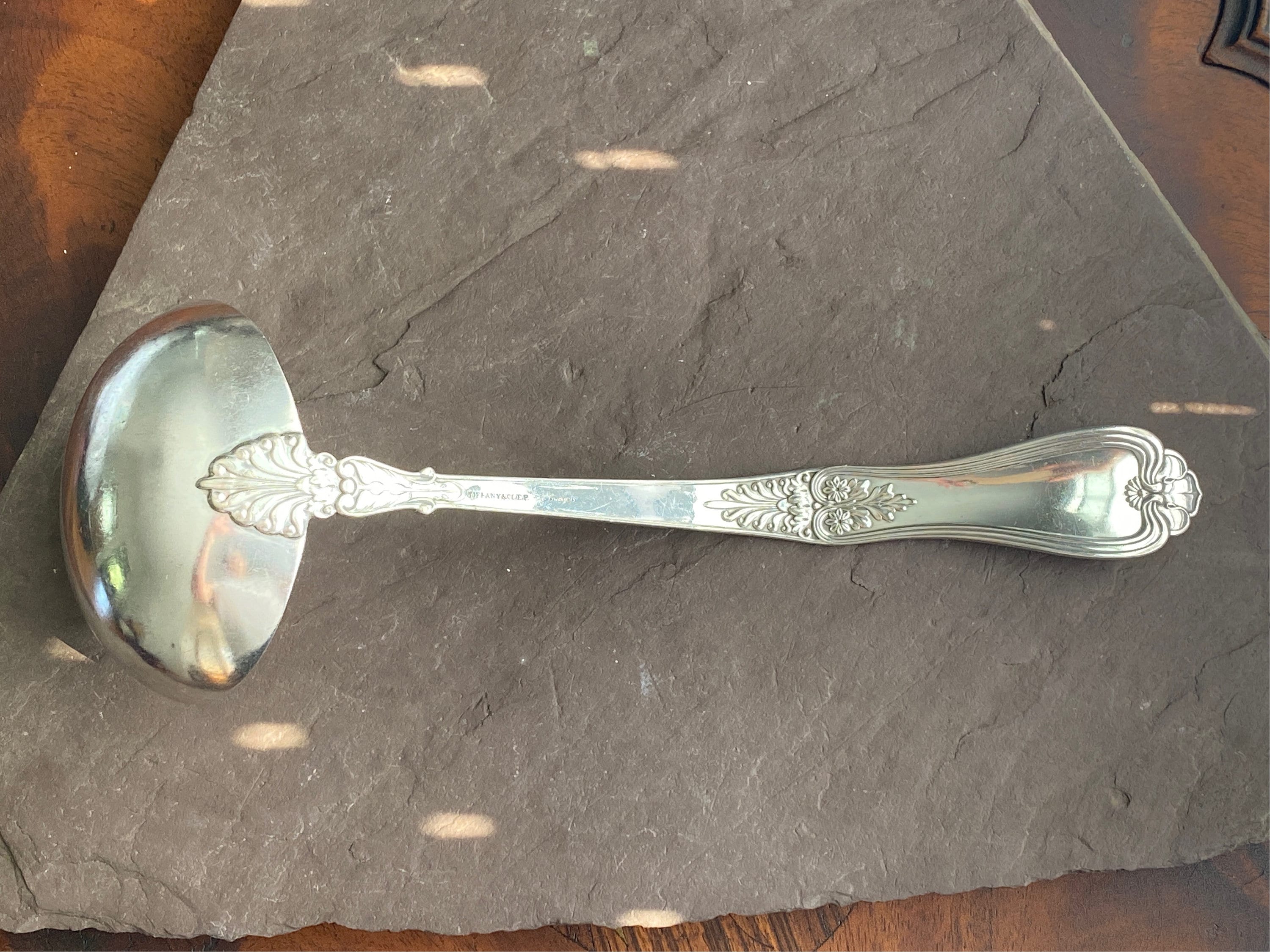 Tiffany and Co Ep REGENT 1884 Antique Silverplate Large Soup Ladle ...