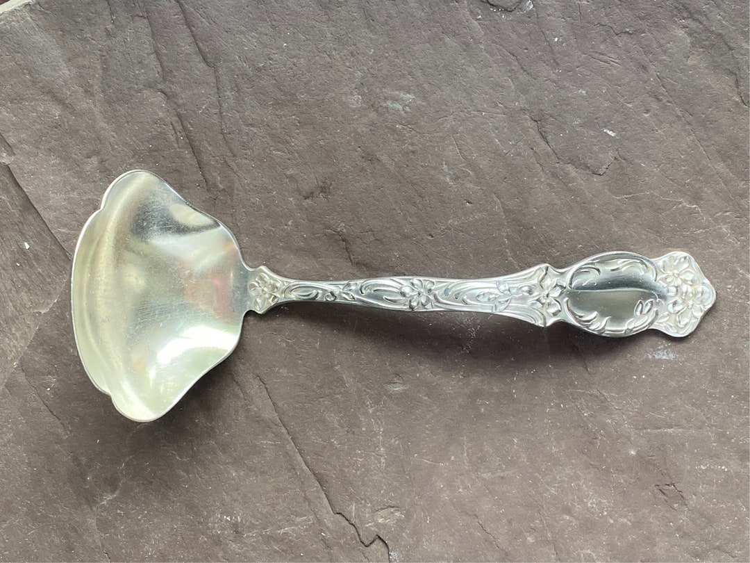 Antique Silverplate GRAVY LADLE VIOLET 1905 by Simeon L and George H ...