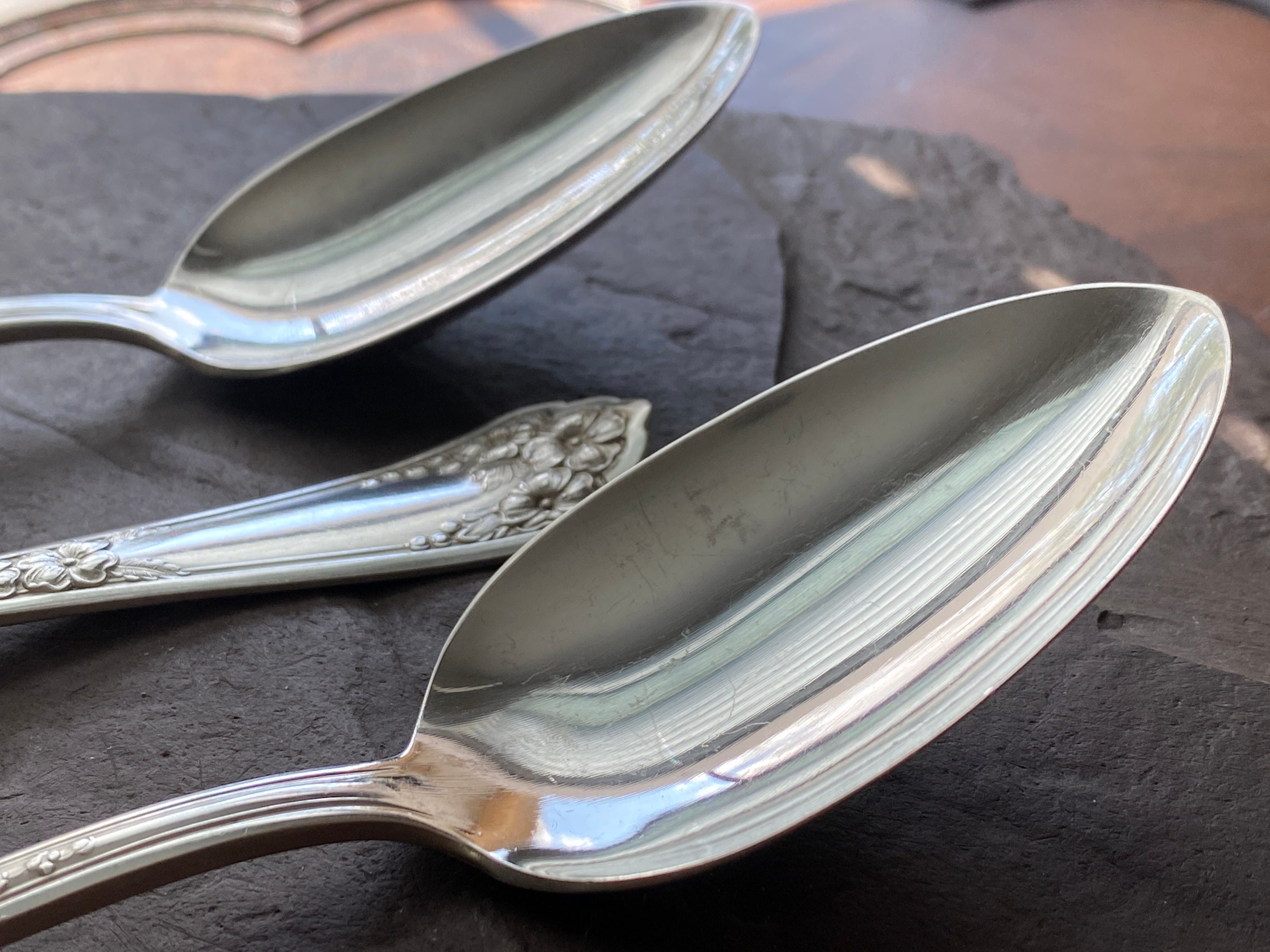 ONE Wm Rogers and Son AA PRIMROSE 1912 Antique Silverplate Floral ...