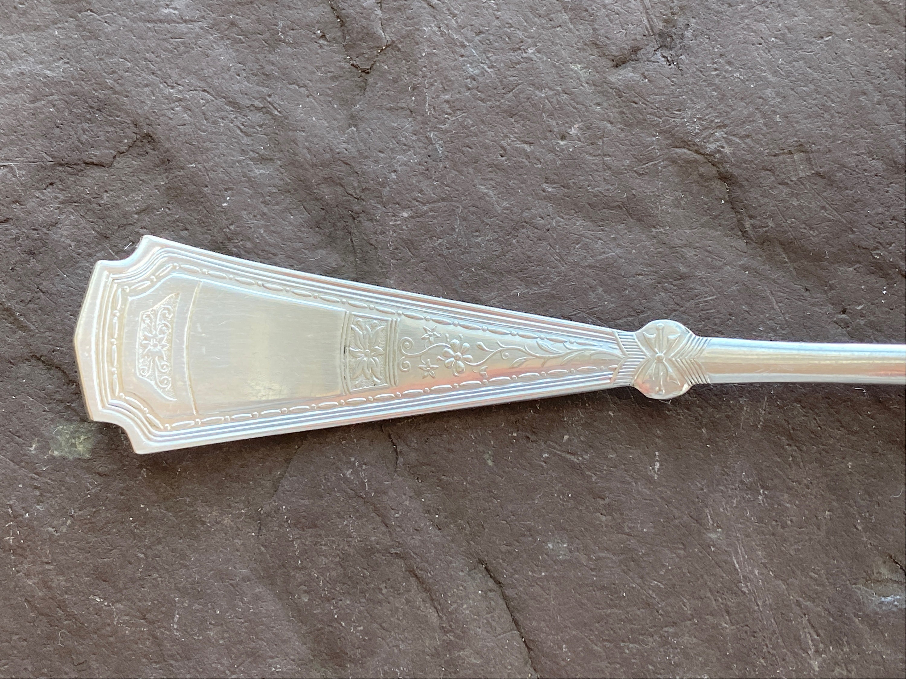 Wm Rogers COUNTESS 1880 Antique Silver Plate Small Cream Soup Ladle ...