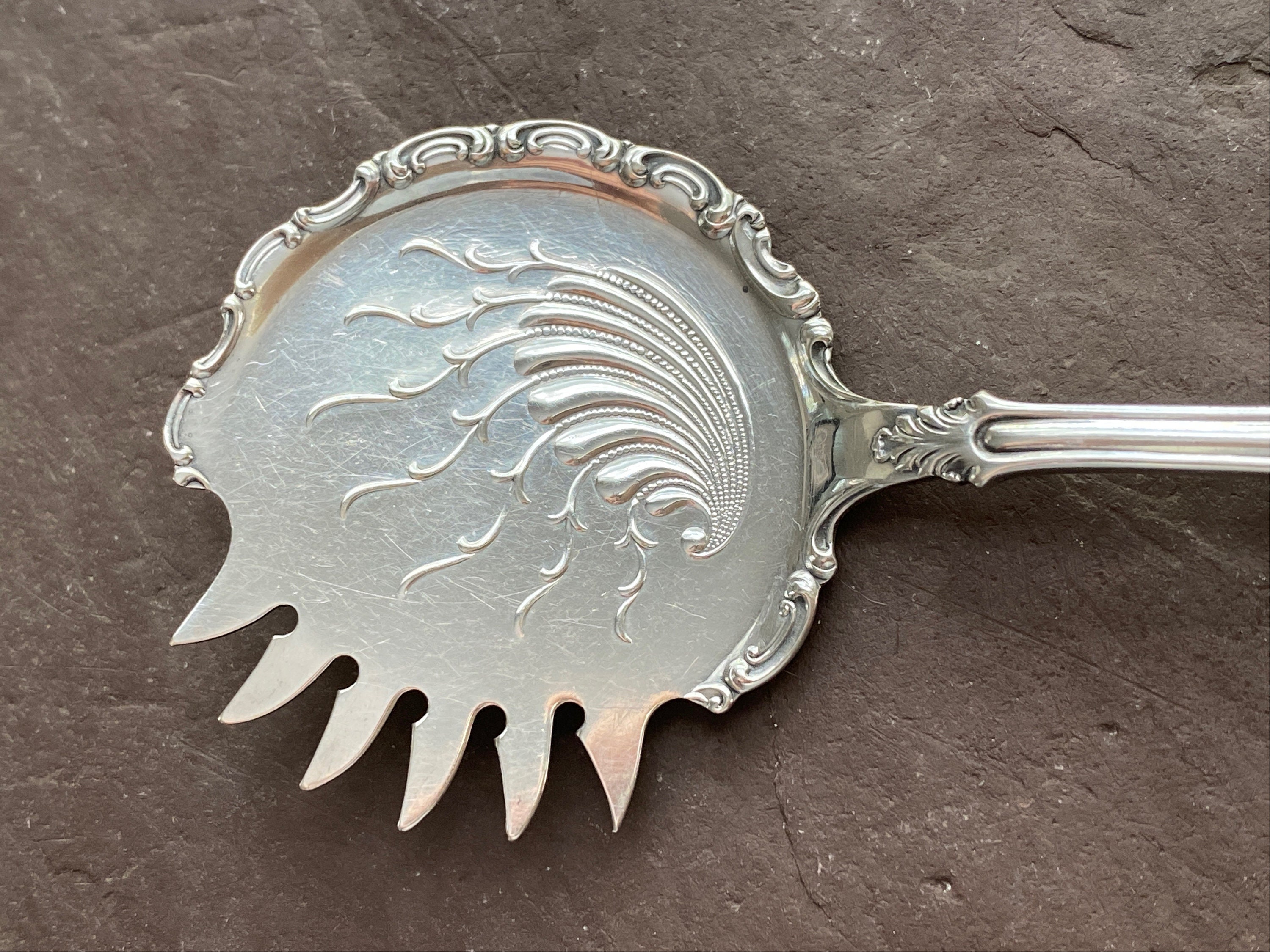 Rogers and Hamilton RAPHAEL 1896 Antique Silverplate TOMATO or CUCUMBER ...