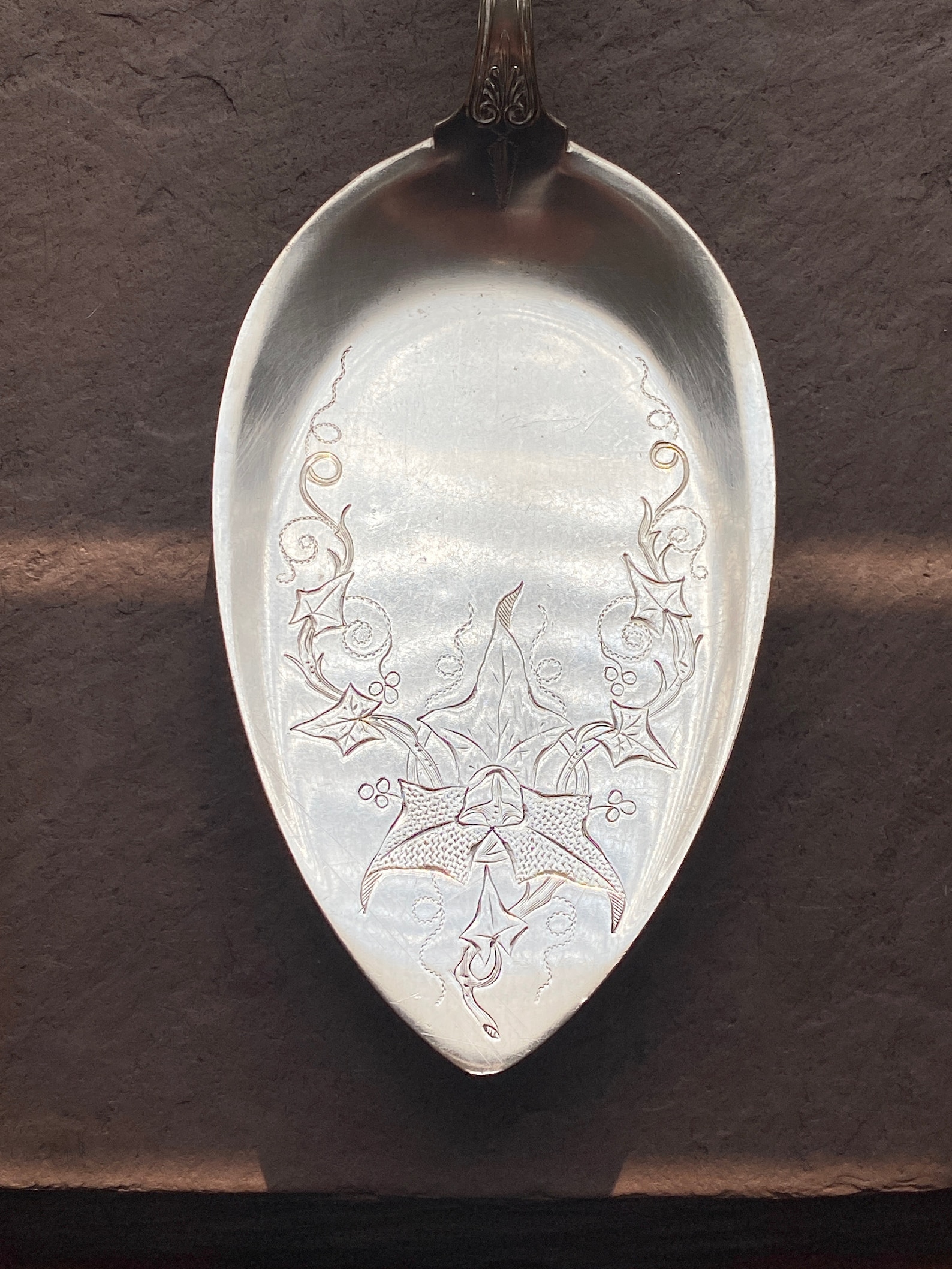 1847 Rogers Bros A1 ROMAN 1865 19th C. Antique Silver Plate Pie / Cake ...