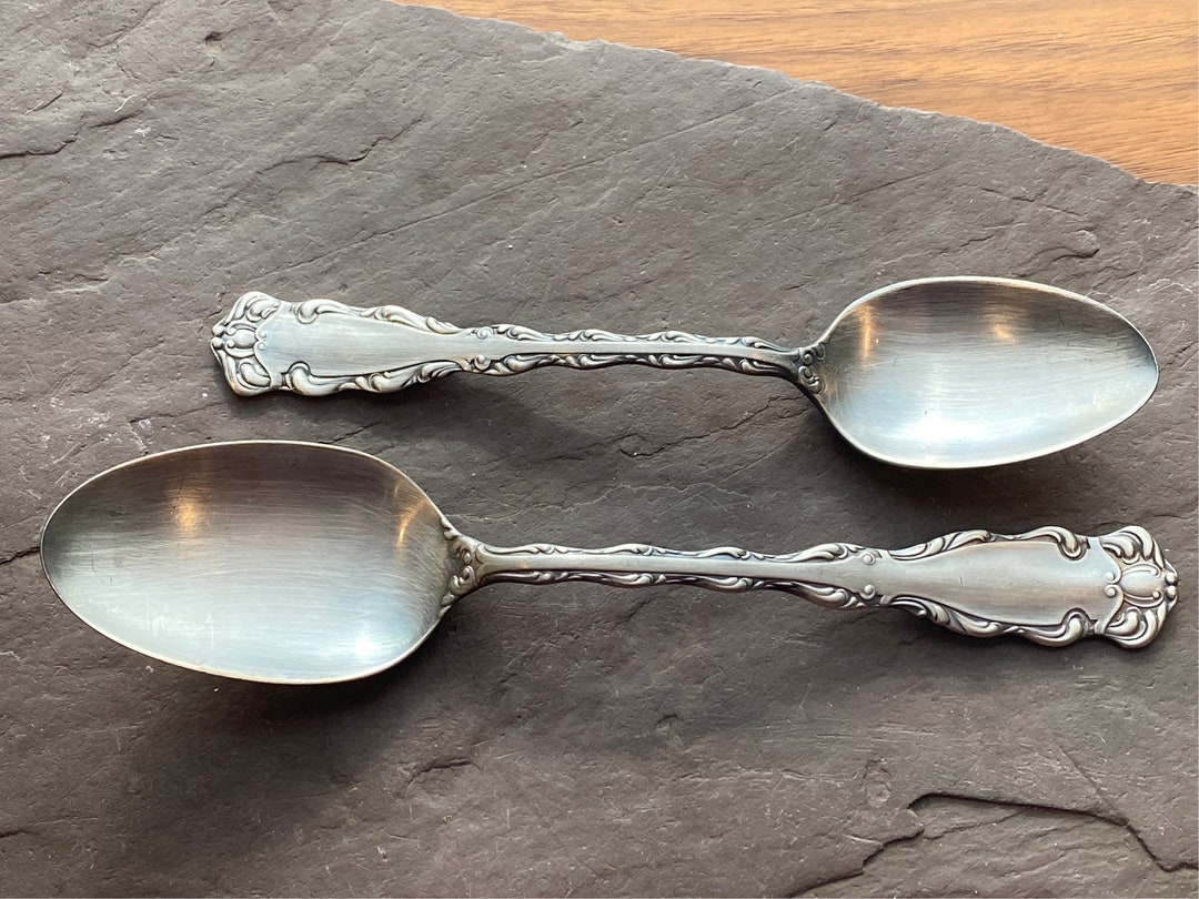 Reed & Barton REX 1894 Antique Silverplate Spoon Set of With 1 Oval ...