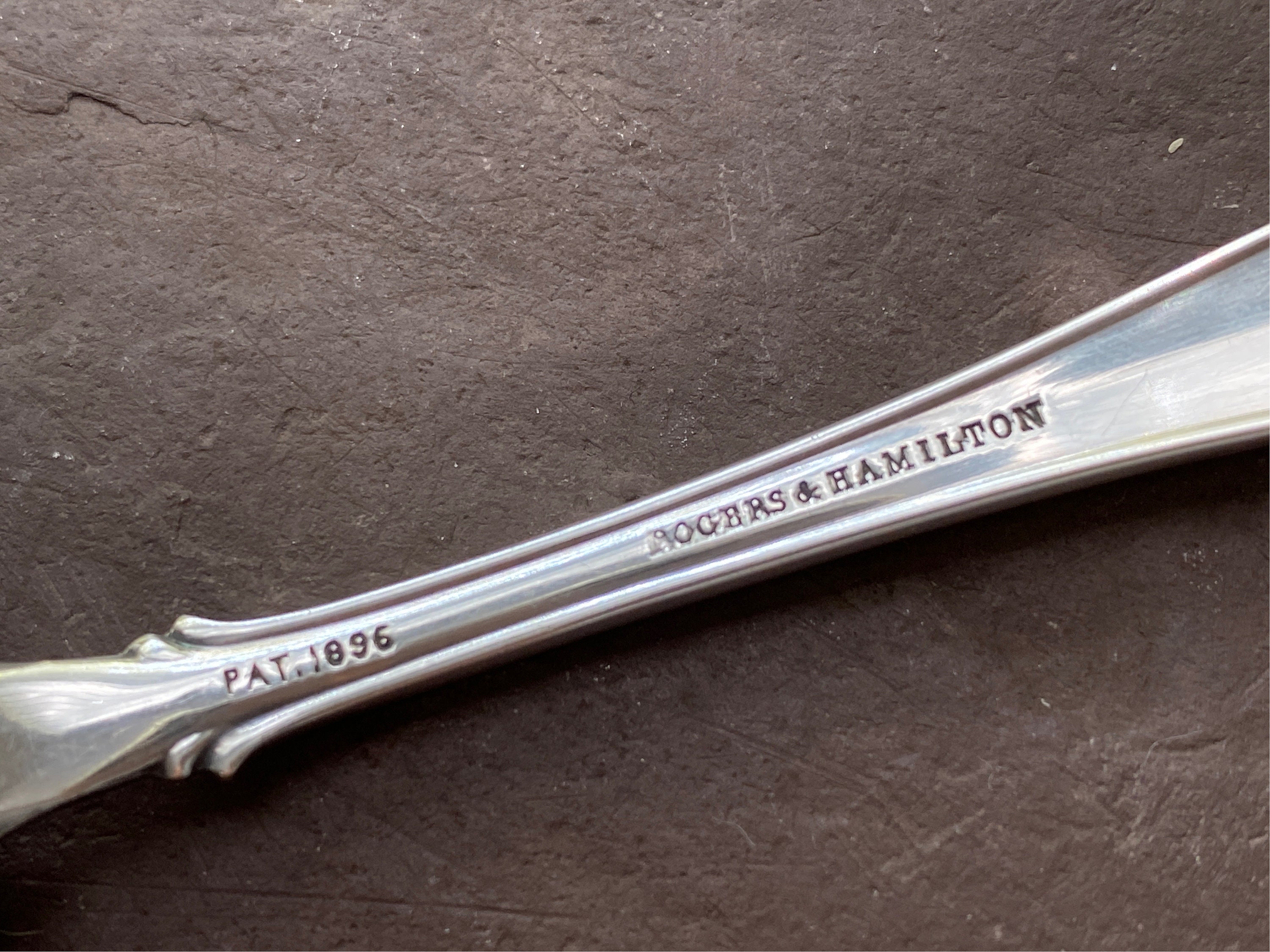 Rogers and Hamilton RAPHAEL 1896 Antique Silverplate TOMATO or CUCUMBER ...