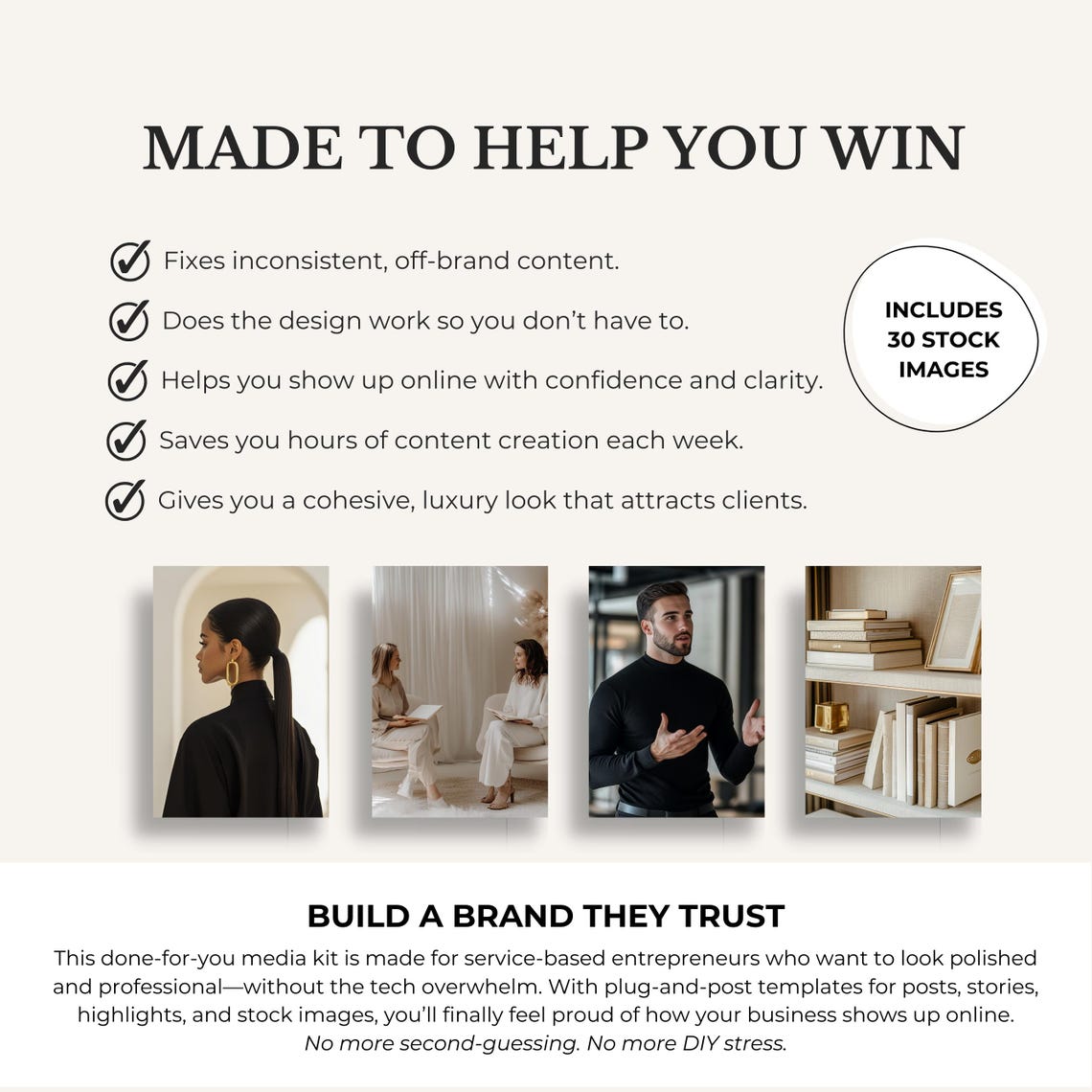 Life Coach Instagram Templates: Luxury Canva Social Media Content ...
