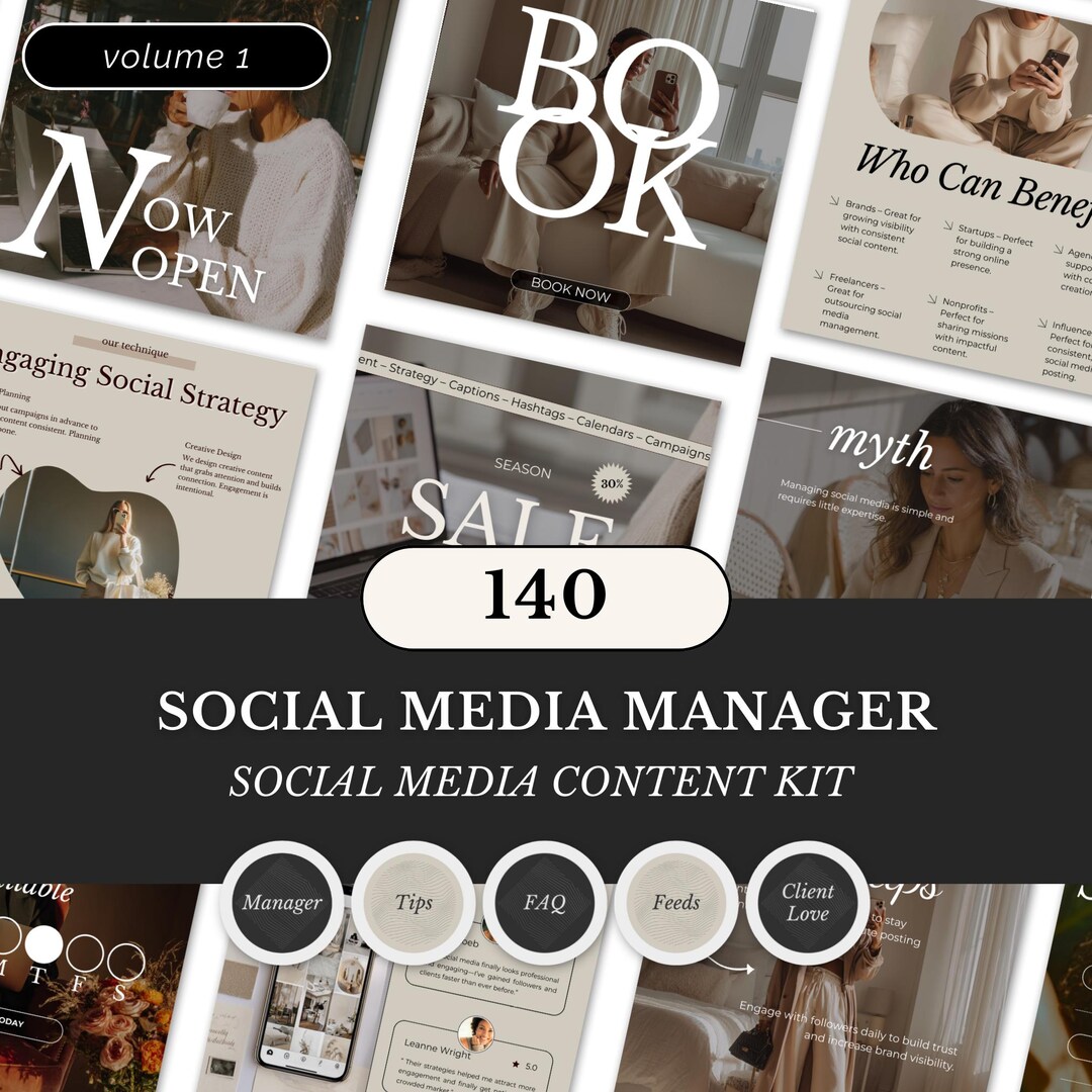 SMM Canva Templates | Social Media Content Creator Instagram Posts ...