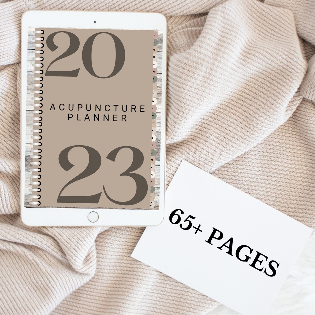 Acupuncture Digital Planner and Journal Ideal Tool for - Etsy