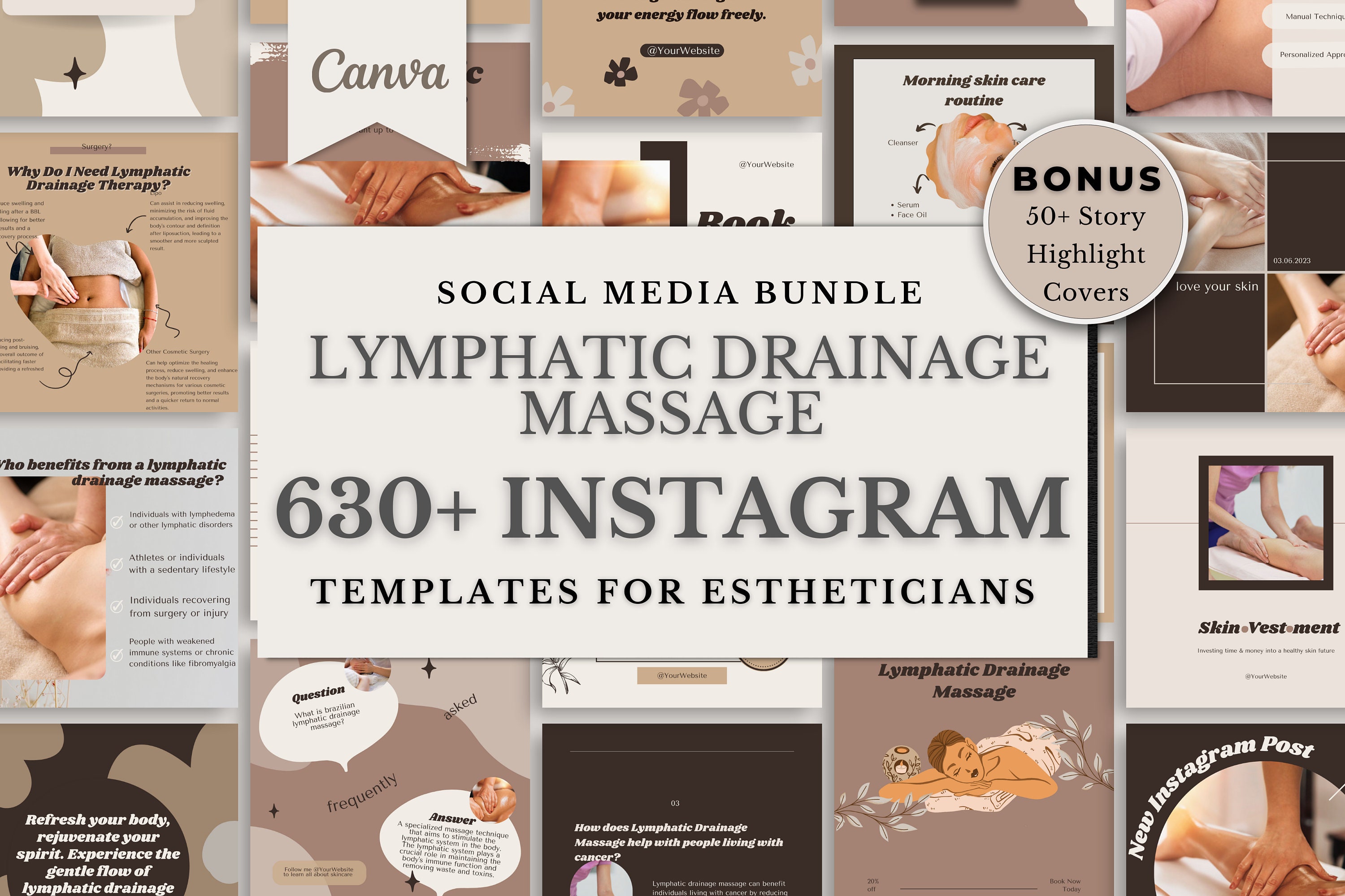 Lymphatic Drainage Template, Lymphatic Drainage Intagram, Lymphatic ...