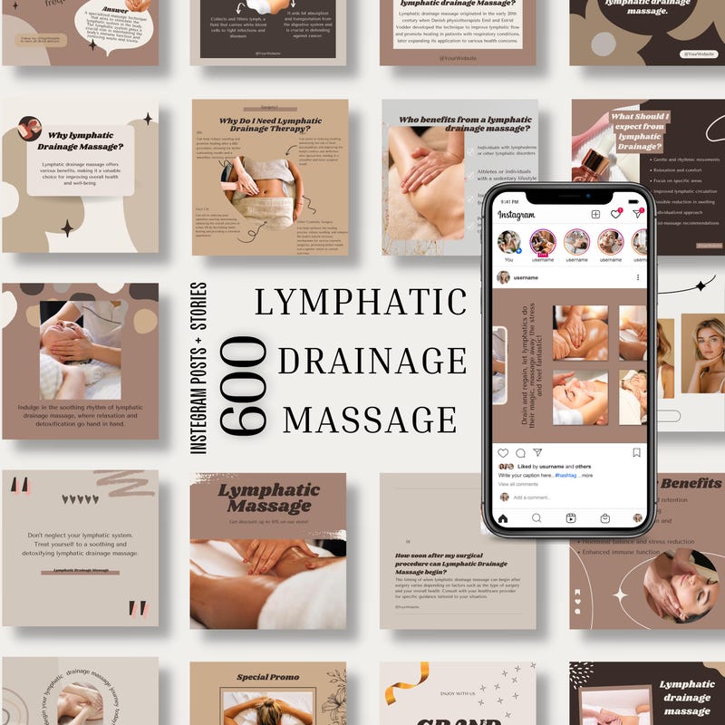 Lymphatic Drainage Poster - Etsy