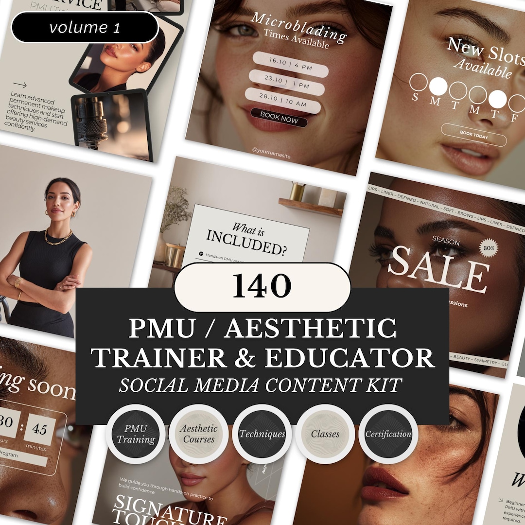 PMU Trainer Social Media Templates: Canva Forms, Course Materials ...