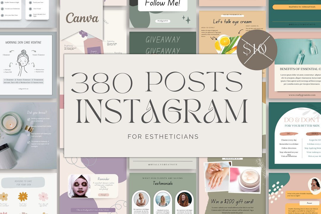 380 Esthetician Instagram Posts and Stories Skincare Instagram Posts ...