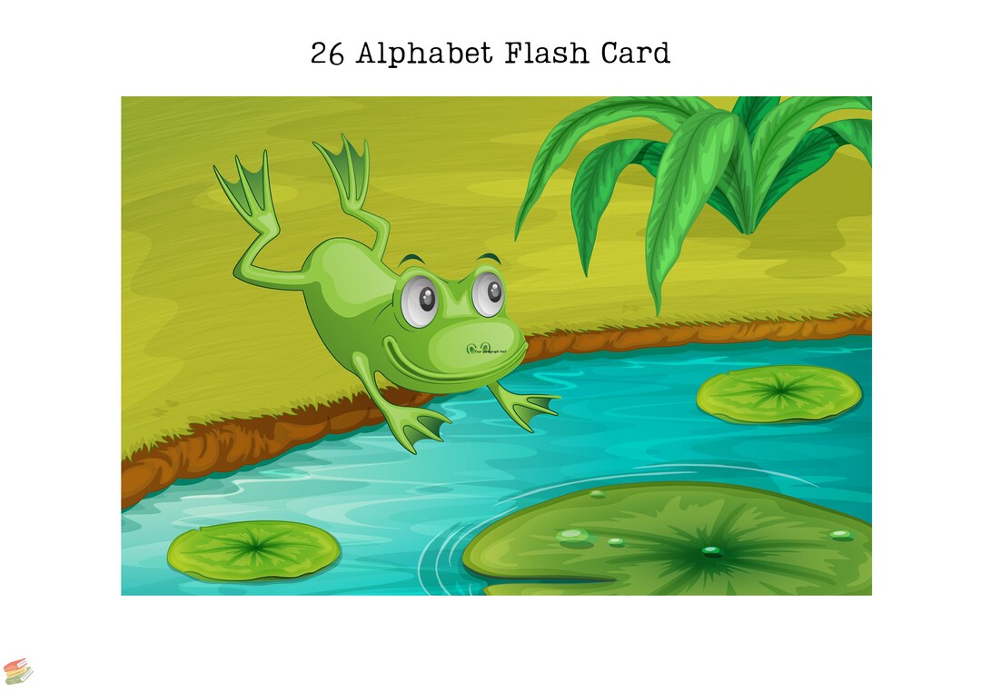 Educational Cards ABC Flash Cardsa-z Cards Learn Abcs - Etsy
