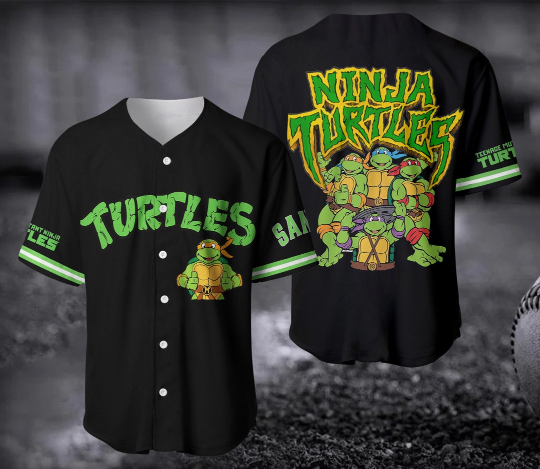 Teenage Mutant Ninja Turtles Baseball Jersey Custom Jersey - Etsy