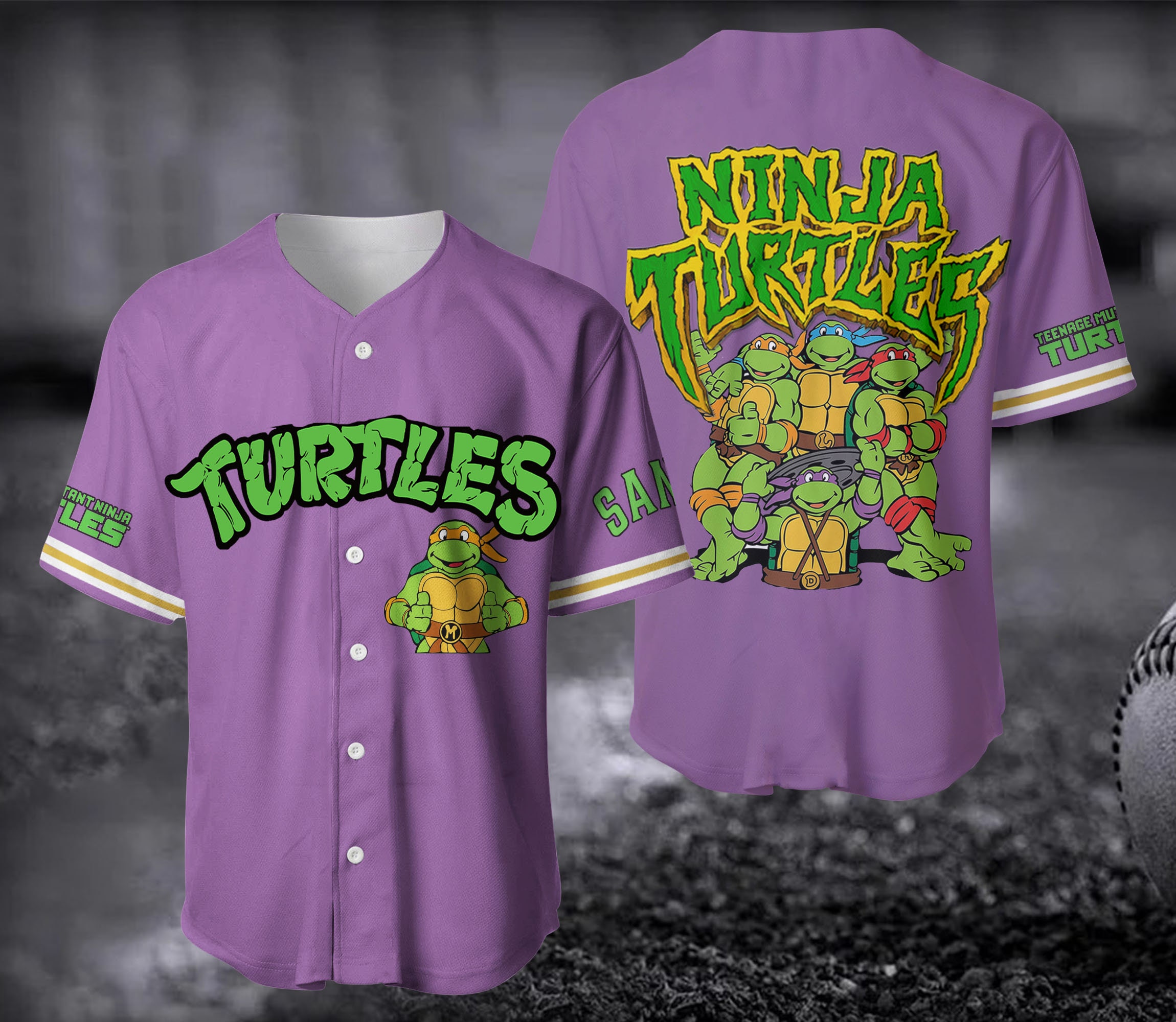 Teenage Mutant Ninja Turtles Baseball Jersey sold by Charlie Davis ...