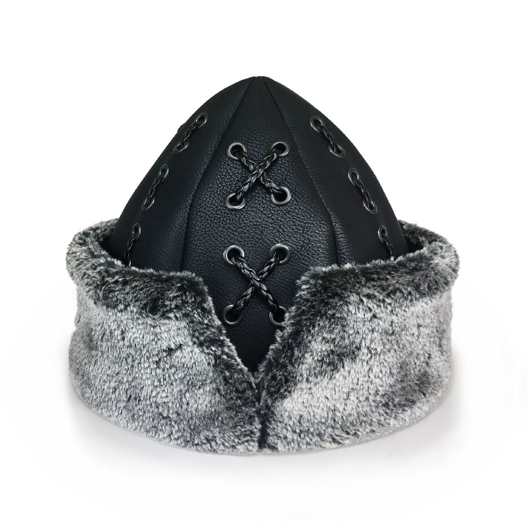 Traditional Börk Hat Skull Cap Cross Stitch Black - Etsy