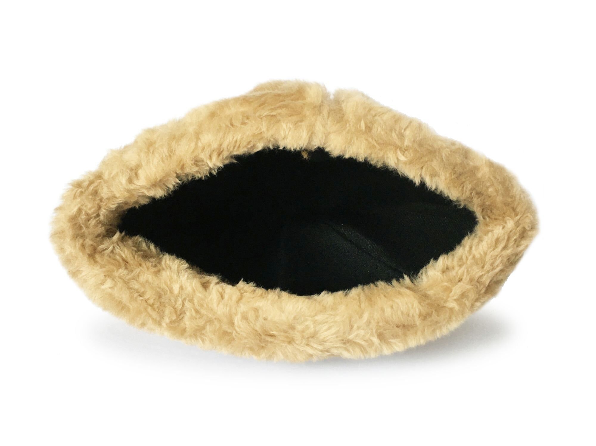 Traditional Ertugrul Gazi Börk Hat Nubuck Leather Light Brown With ...