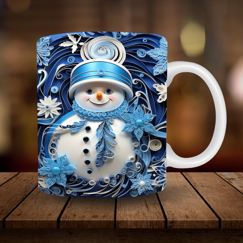 Custom Snowman Mug - Etsy