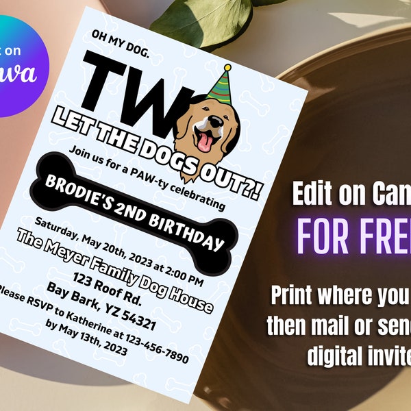 Two Let the Dogs Out Party - Etsy