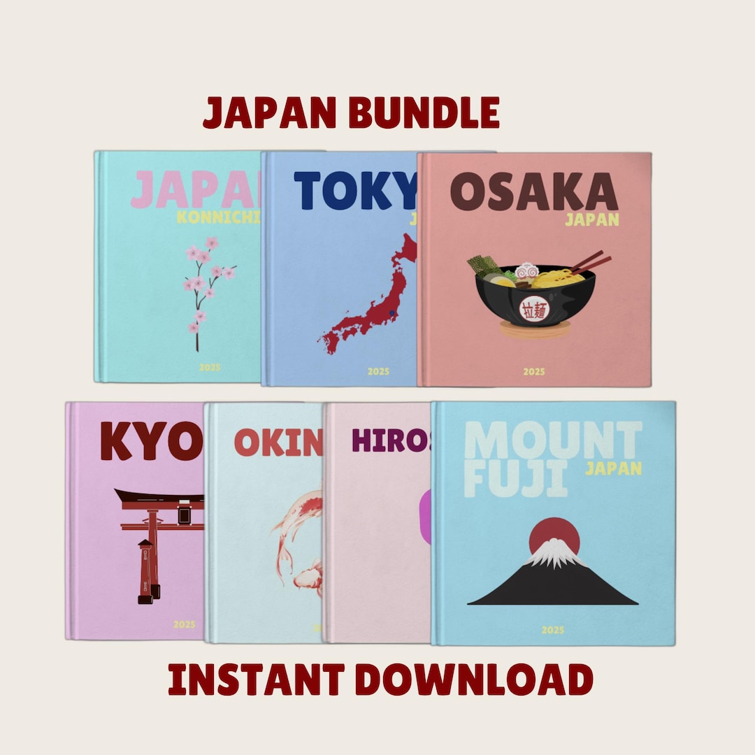 Japan Bundle Photo Book Covers | Travel Photo/coffee Table Book ...