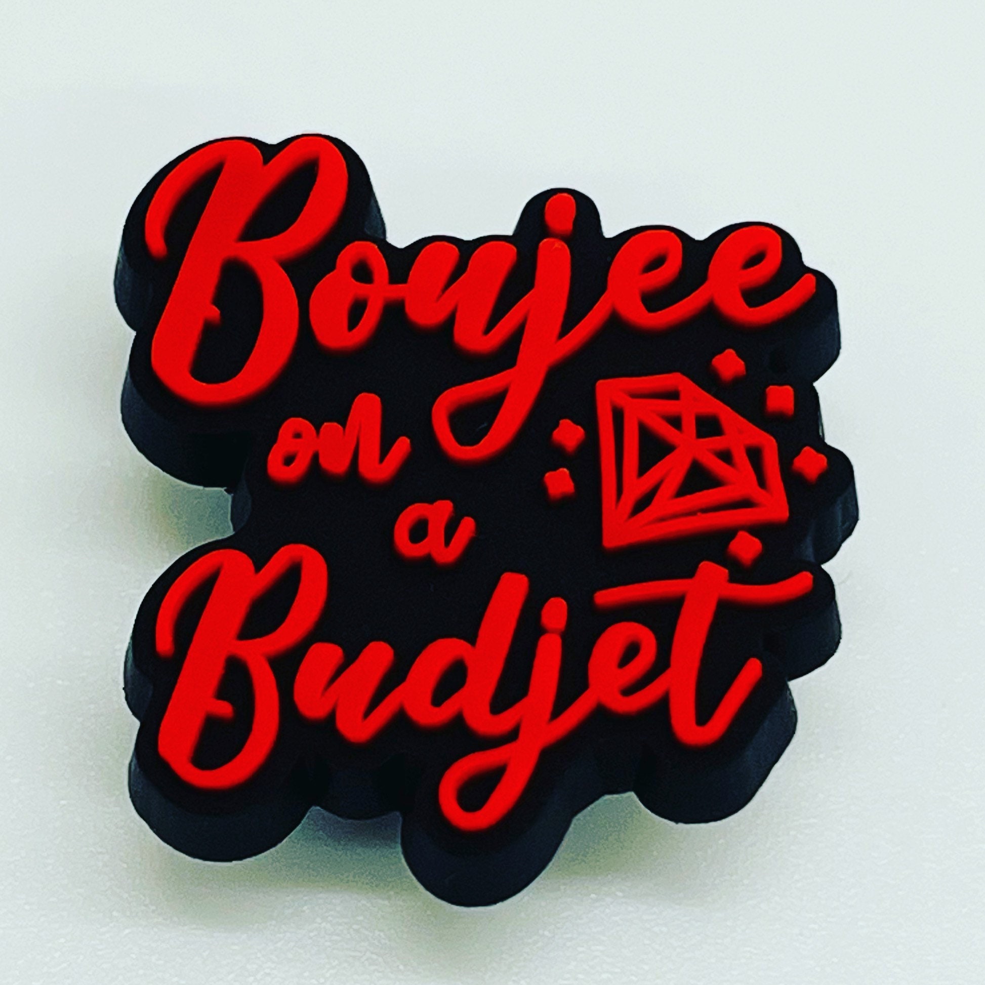 Boujee on a Budget Vibe Charm Shoe Accessory - Etsy