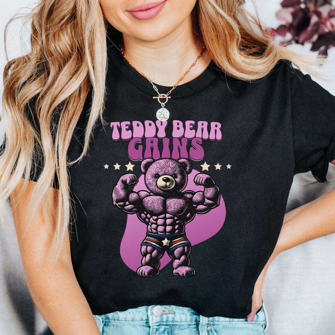 Teddy Bear Gym Workout Gym Buddy Perfect Bear Lovers Fitness ...